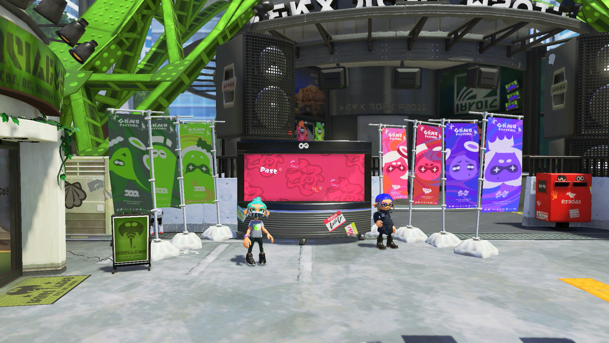 File:S3 Grand Festival Inkopolis Plaza decorations pledge box.png - Inkipedia, the Splatoon wiki