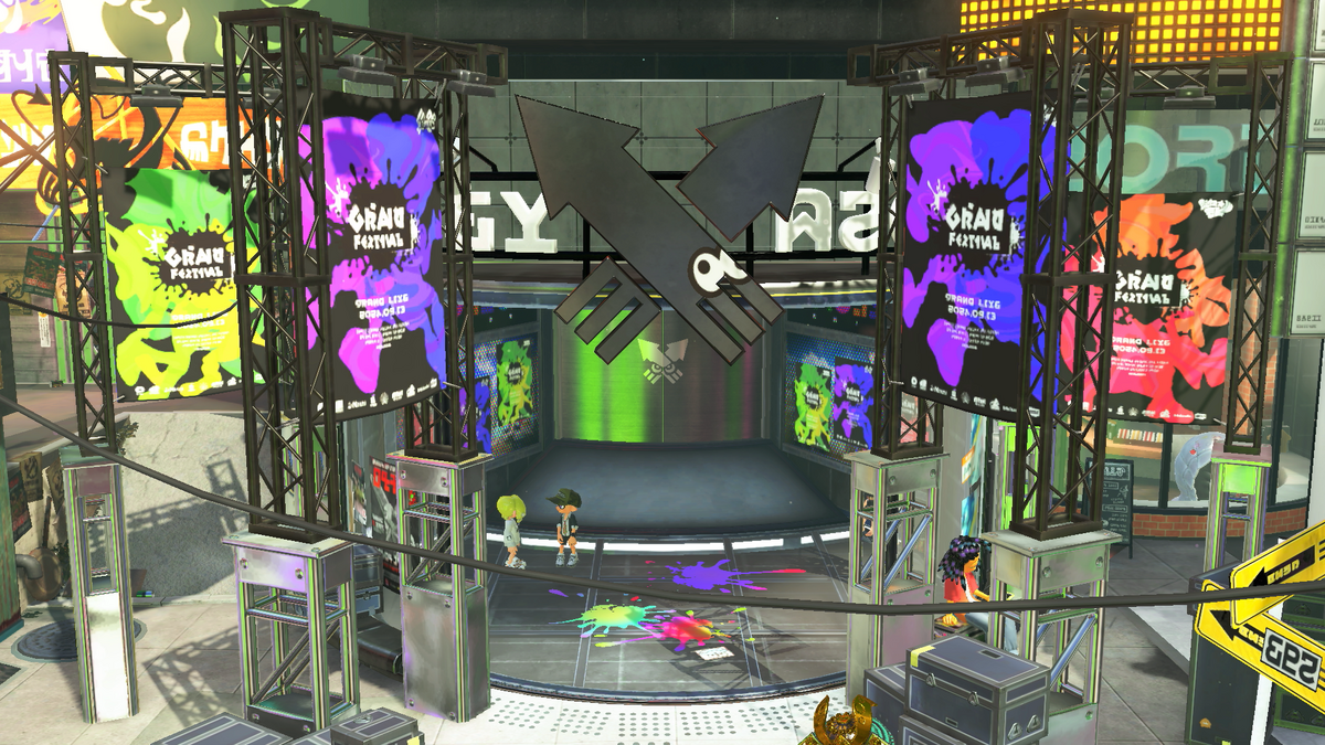 File:S3 Grand Festival Inkopolis Square decorations lobby.png - Inkipedia, the Splatoon wiki