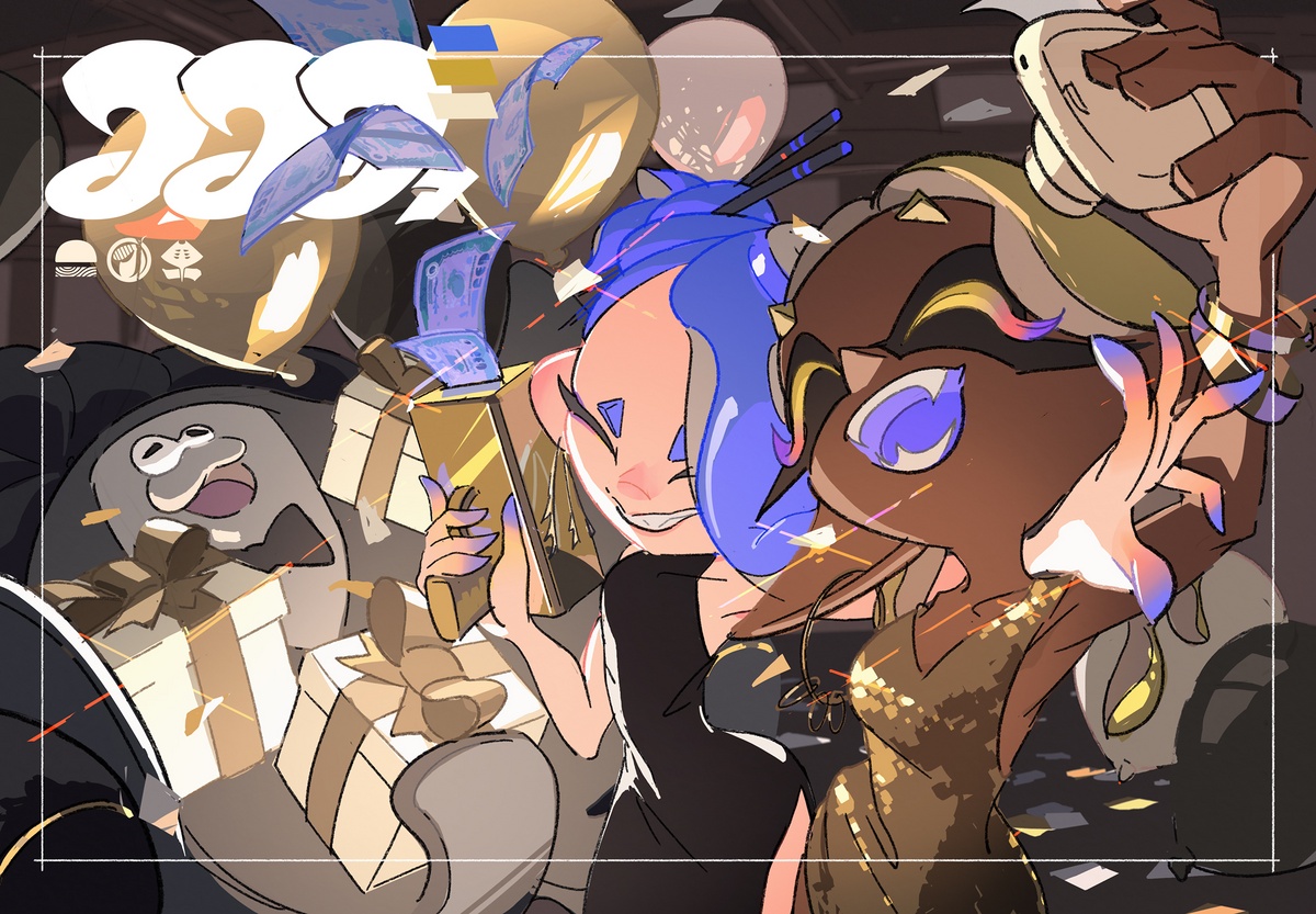 File:S3 Splatfest artwork Money vs Experiences vs Presents.jpg - Inkipedia, the Splatoon wiki
