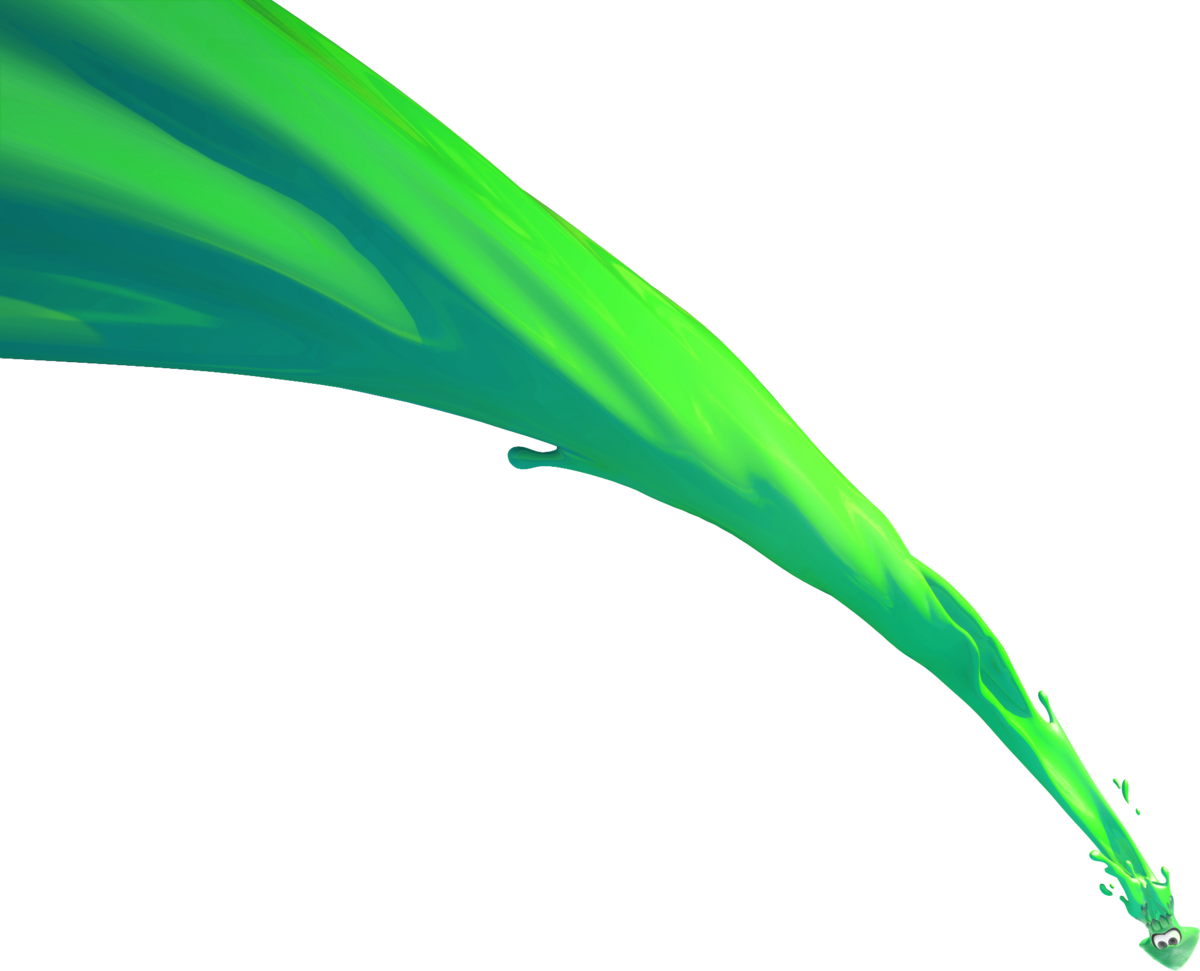 File:Splatoon 2 Inkling squid form jump down green.png - Inkipedia, the ...