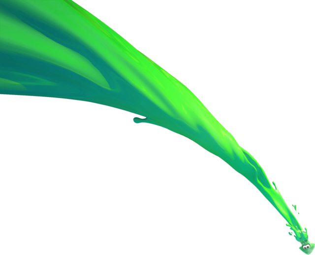 File:Splatoon 2 Inkling squid form jump down green.png - Inkipedia, the ...