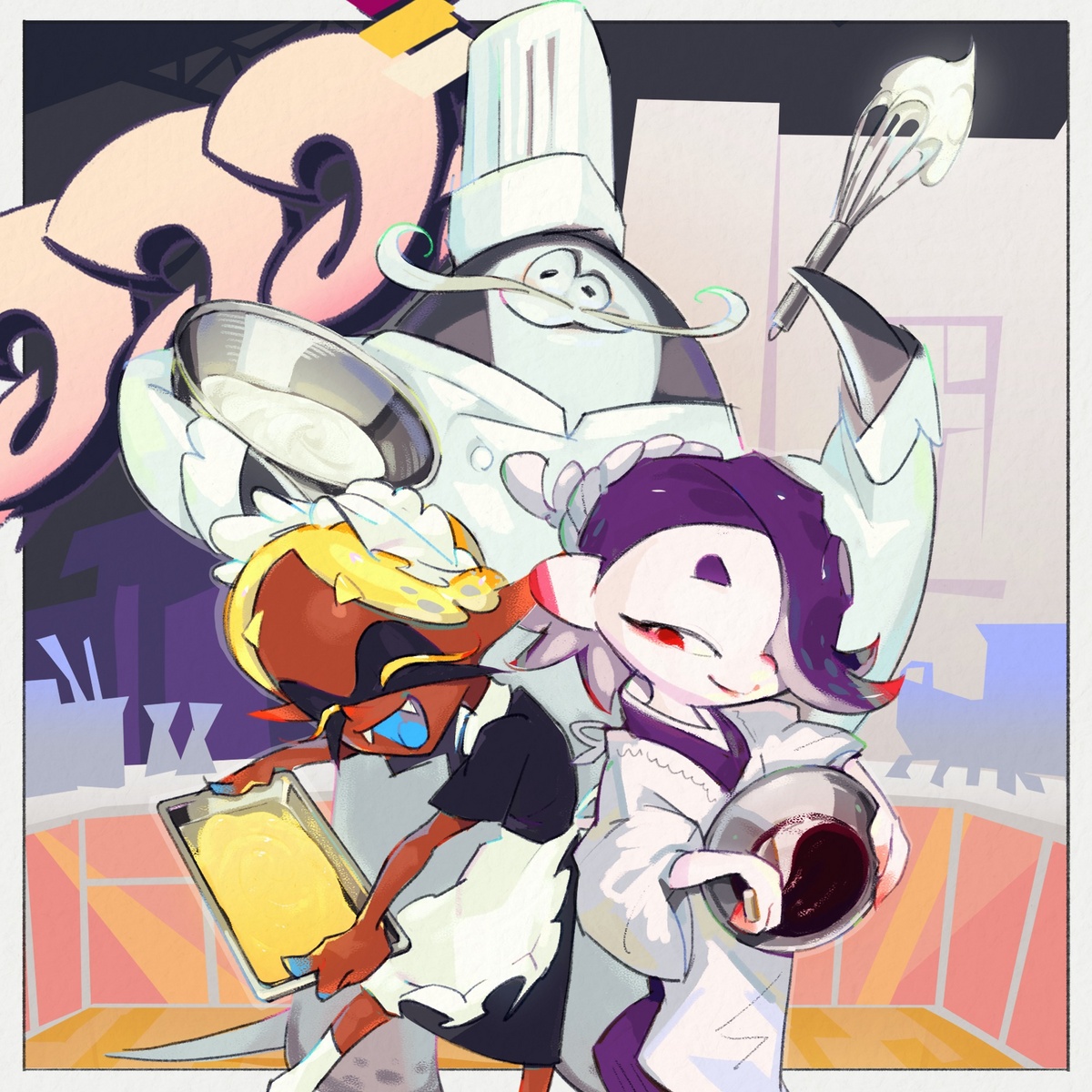 File:S3 Splatfest artwork Red Bean Paste vs Custard vs Whipped Cream ...