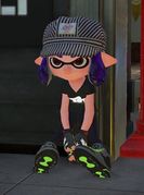 Black V-Neck Tee - Inkipedia, the Splatoon wiki