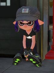 Black V-Neck Tee - Inkipedia, the Splatoon wiki