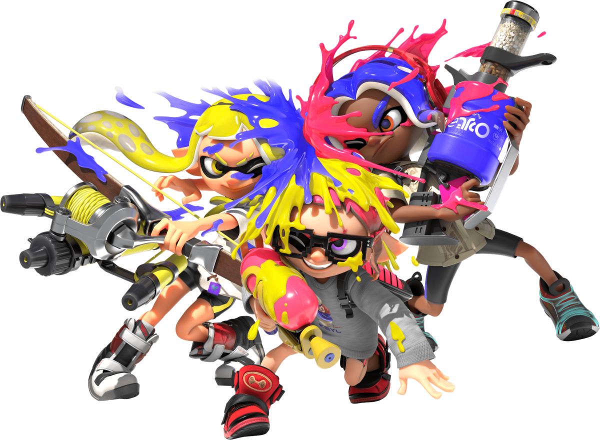 File:S3 art 3D ink splat trio Premiere.png - Inkipedia, the Splatoon wiki