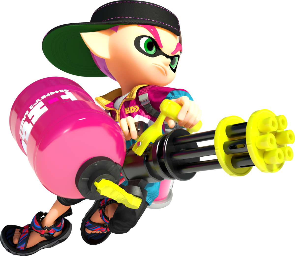File:S2 pink Inkling boy with Heavy Splatling.png - Inkipedia, the ...