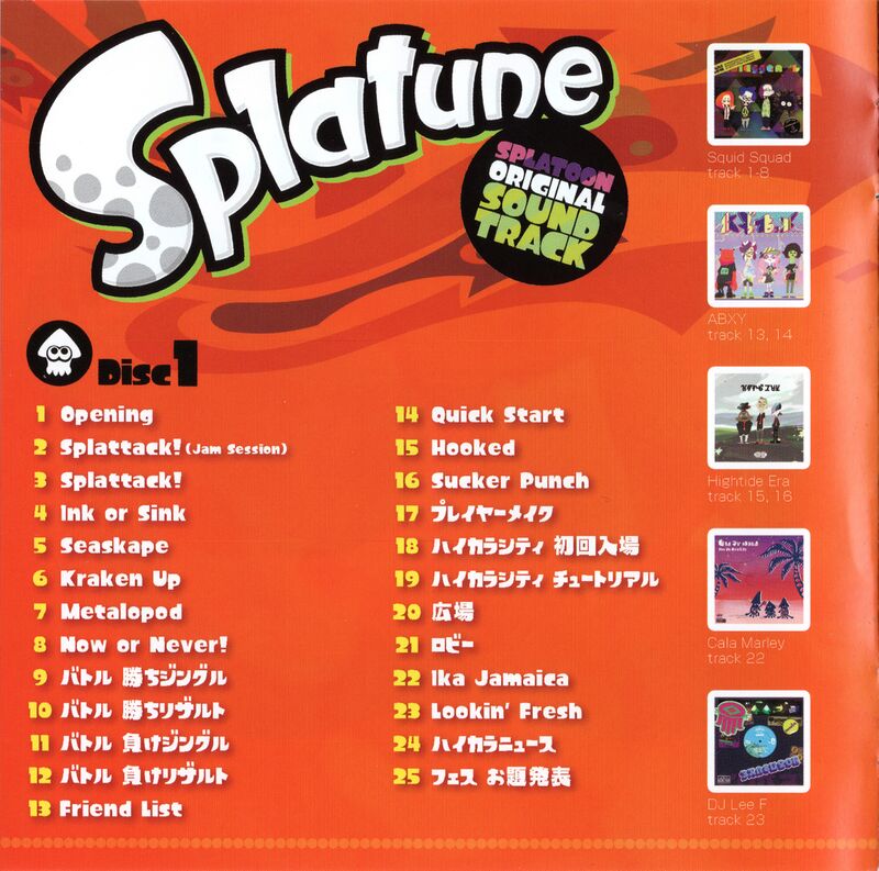 File:Splatune Album Booklet Page 1.jpg - Inkipedia, the Splatoon wiki
