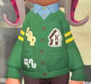Green Cardigan - Inkipedia, the Splatoon wiki