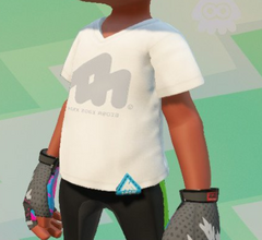 White V-Neck Tee - Inkipedia, the Splatoon wiki