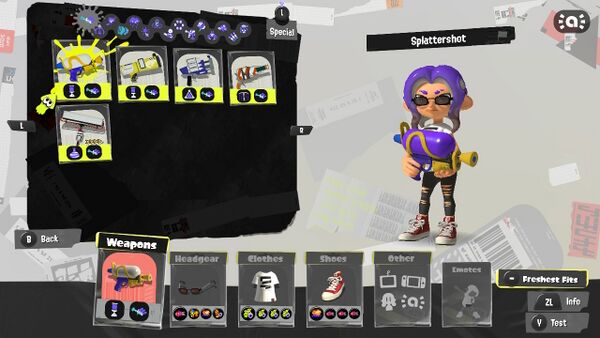 Equipment - Inkipedia, the Splatoon wiki