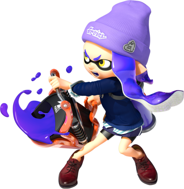 File:Splatoon 2 Inkling girl Slosher blue.png - Inkipedia, the Splatoon wiki