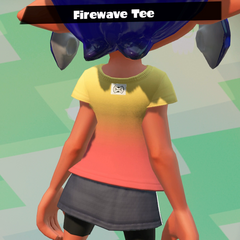 Firewave Tee - Inkipedia, the Splatoon wiki