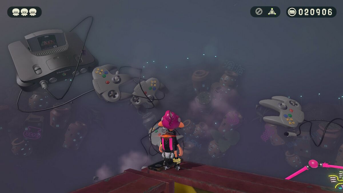 File:Da Bomb Station Floating N64's.jpg - Inkipedia, the Splatoon wiki