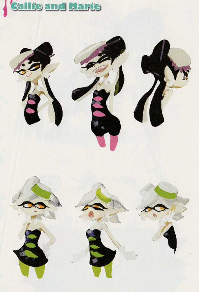 File:Concept Art - Callie and Marie.png - Inkipedia, the Splatoon wiki