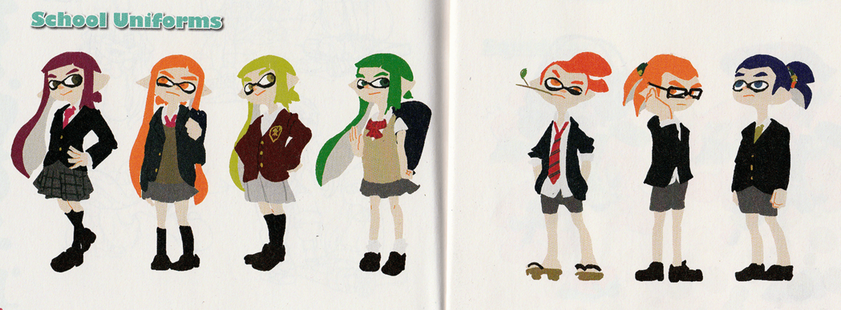 File:Concept Art - Inklings in School Uniform.png - Inkipedia, the ...