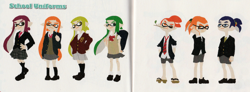 File:Concept Art - Inklings in School Uniform.png - Inkipedia, the ...