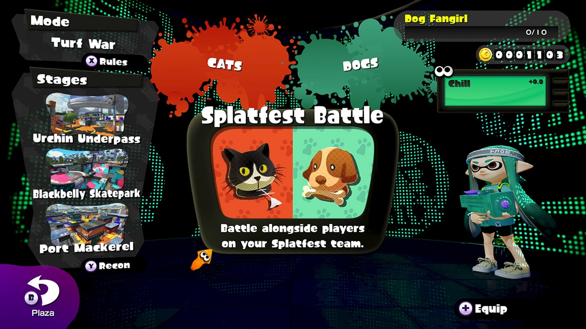 File:S Cats vs. Dogs pre-release lobby EN.jpg - Inkipedia, the Splatoon ...