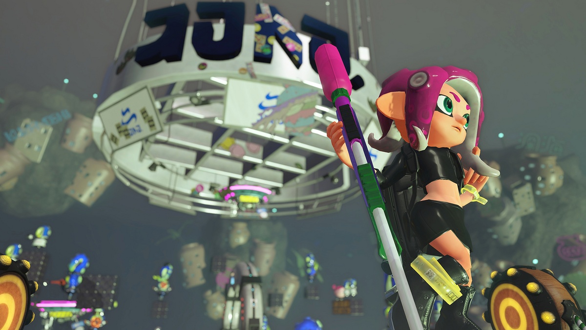 File:OE Agent 8 with charger.jpg - Inkipedia, the Splatoon wiki