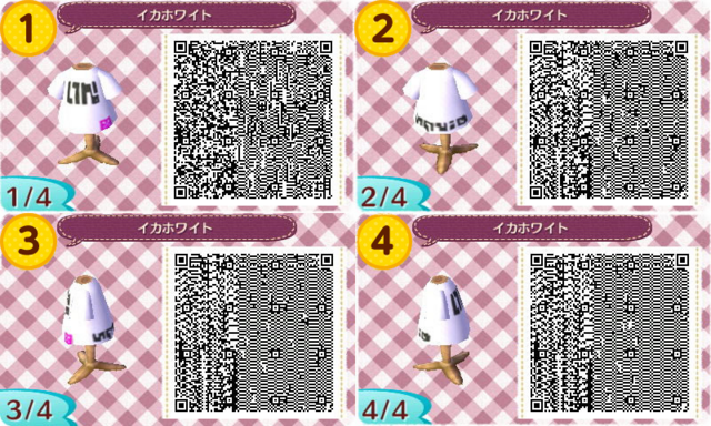 File:ACNL QR Code White Tee.png - Inkipedia, the Splatoon wiki