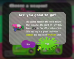 User:AmbientDinosaur/Splattershot - Inkipedia, the Splatoon wiki