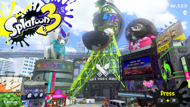 File:S3 Title Screen Cleanup Inkopolis Plaza.png - Inkipedia, the Splatoon wiki