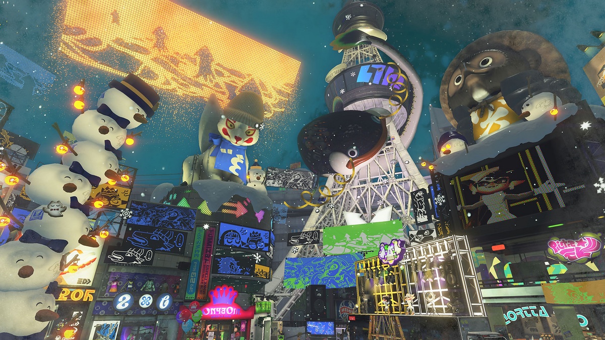 File:S3 FrostyFest Inkopolis Plaza.jpg - Inkipedia, the Splatoon wiki