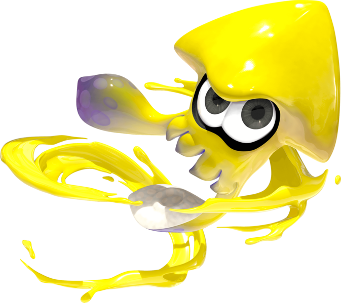 File:S3 art 3D squid yellow (ink).png - Inkipedia, the Splatoon wiki