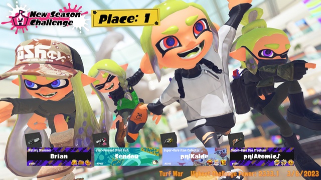 File:S3 New Season Challenge June 2023 place 1 EU.jpg - Inkipedia, the Splatoon wiki