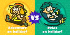 Adventure vs. Relax - Inkipedia, the Splatoon wiki