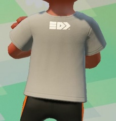 Gray Vector Tee - Inkipedia, the Splatoon wiki