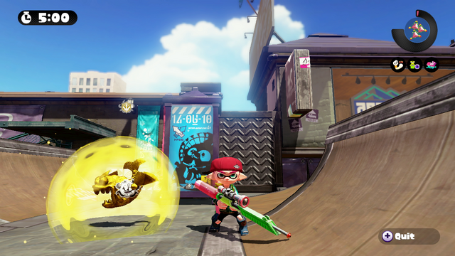 Rainmaker shield - Inkipedia, the Splatoon wiki