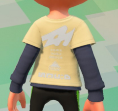 Squid Yellow Layered LS - Inkipedia, the Splatoon wiki