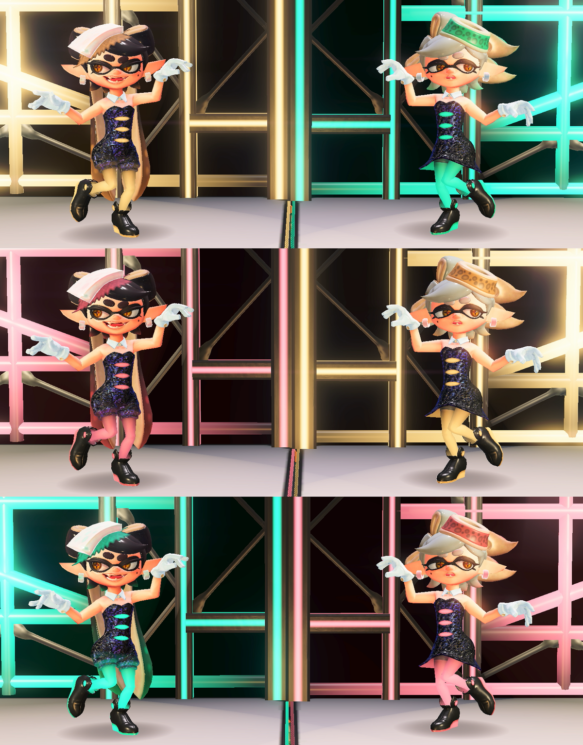 File:S3 Vanilla vs Strawberry vs Mint Chip Squid Sisters colors 1.png ...