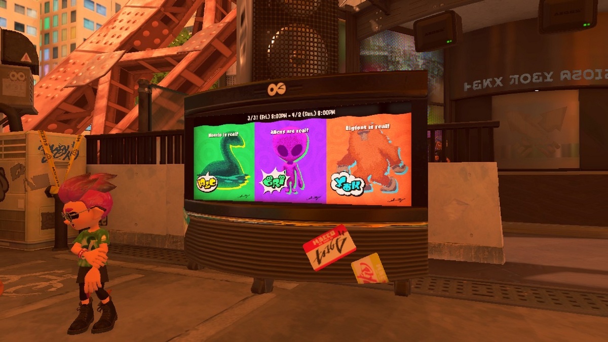 File:S3 Nessie vs Aliens vs Bigfoot Pledge Box Inkopolis Plaza.jpg ...