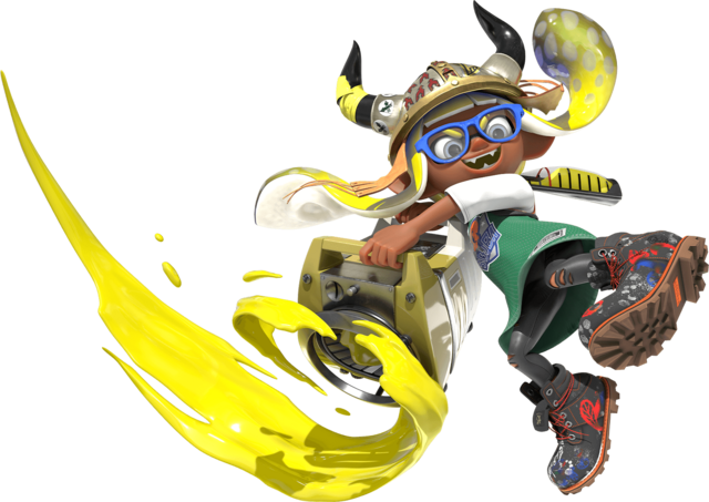 File:S3 3D art Inkling Girl Sloshing Machine.png - Inkipedia, the ...
