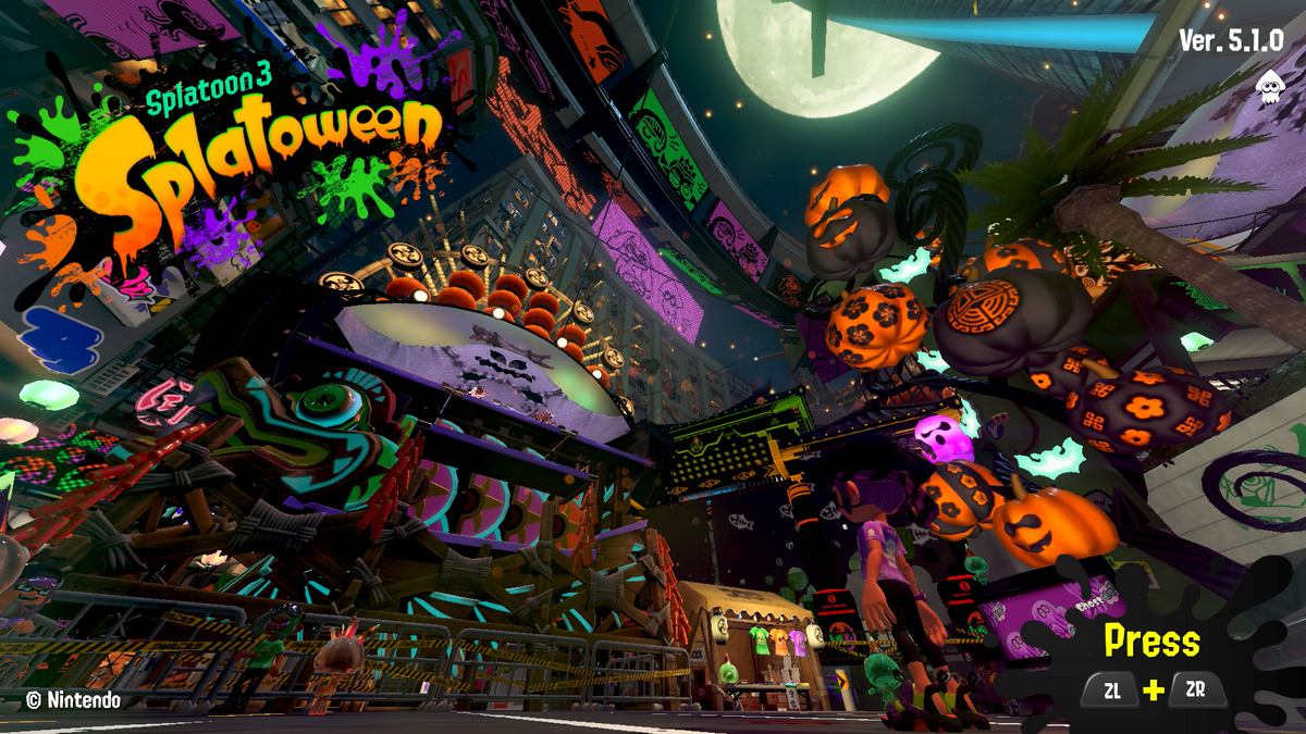 File:S3 Title Screen Splatoween Day 2 Splatsville.png - Inkipedia, the Splatoon wiki