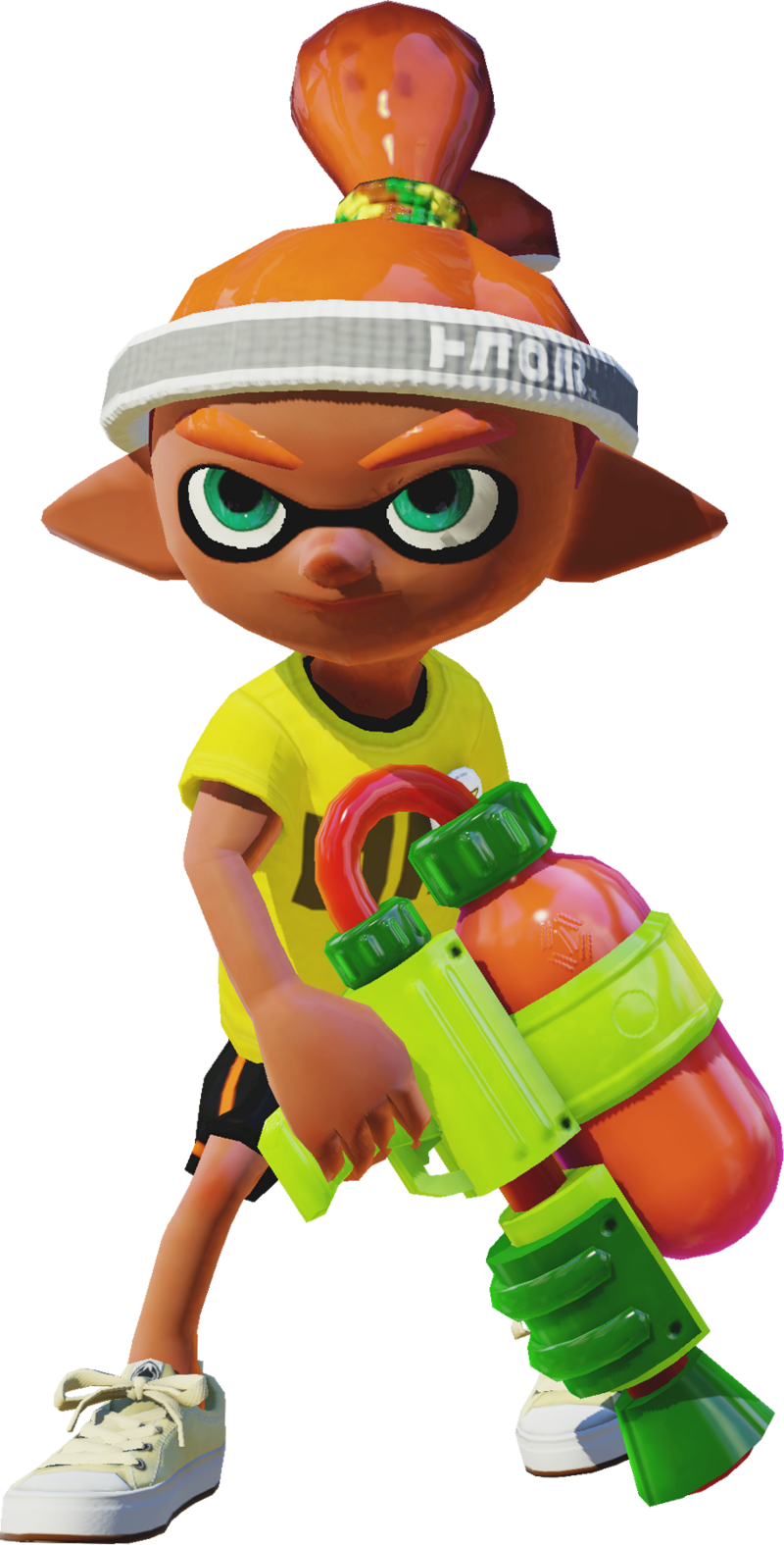 File:Splatoon - Basic Tee Inkling Splattershot.png - Inkipedia, the ...