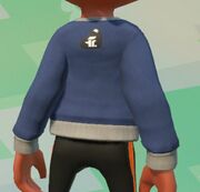 Firefin Navy Sweat - Inkipedia, the Splatoon wiki
