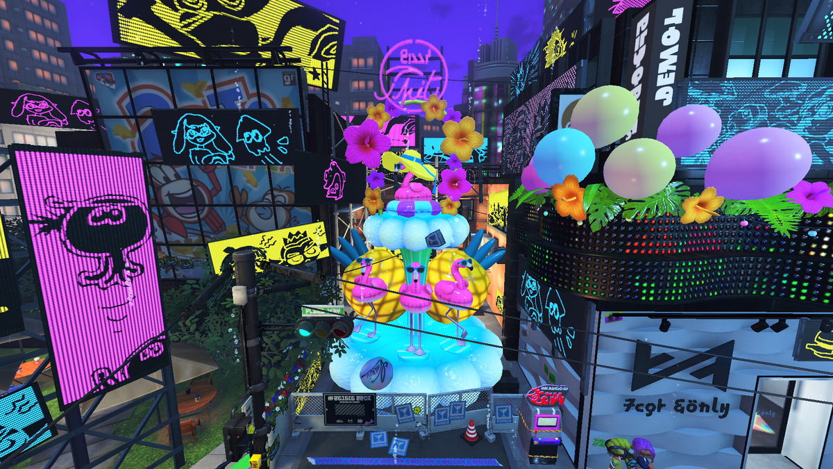 File:S3 Palace vs Theme Park vs Beach Inkopolis Square tower decoration.png - Inkipedia, the ...