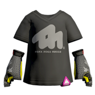 Black V-Neck Tee - Inkipedia, the Splatoon wiki
