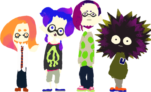 Squid Squad - Inkipedia, the Splatoon wiki