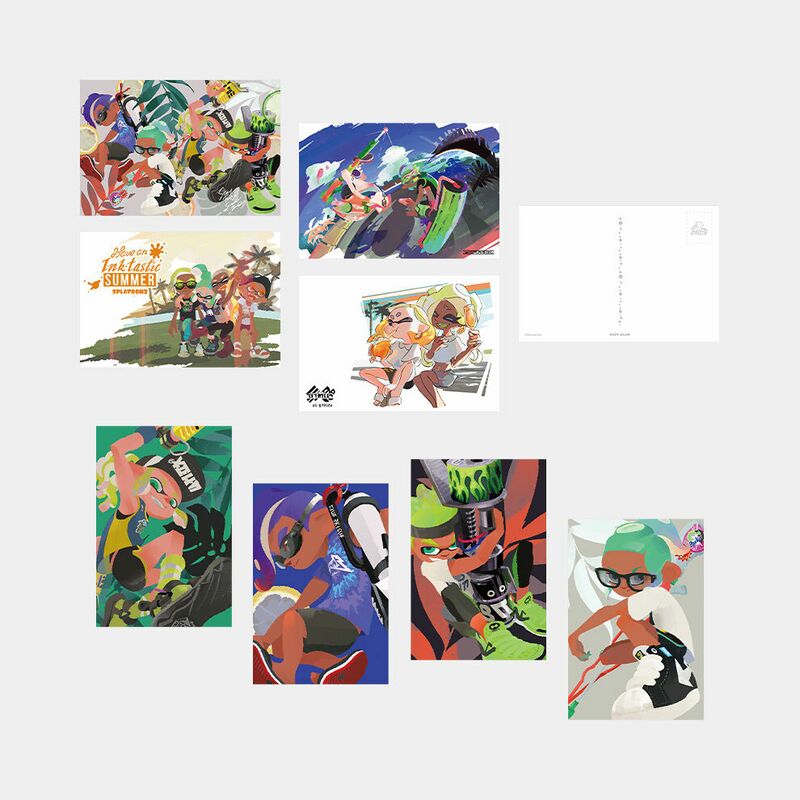 File:S2 Rewards summer postcards.jpg - Inkipedia, the Splatoon wiki