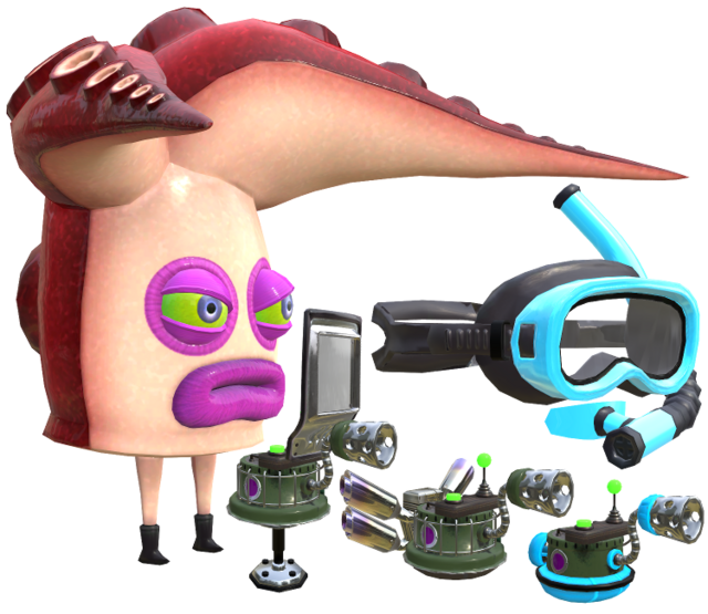 File:OC Twintacle Octotrooper Model.png - Inkipedia, the Splatoon wiki