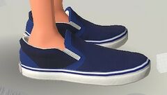 Blue Slip-Ons - Inkipedia, the Splatoon wiki