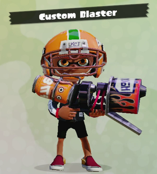 File:Custom Blaster.png - Inkipedia, the Splatoon wiki