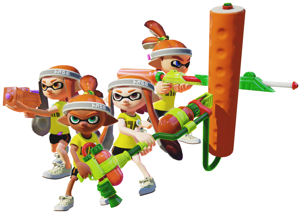 File:Splatoon - Basic Tee Inklings.png - Inkipedia, the Splatoon wiki