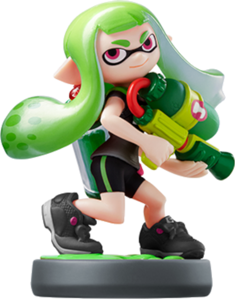 File:S amiibo Inkling Girl (Lime Green).png - Inkipedia, the Splatoon wiki