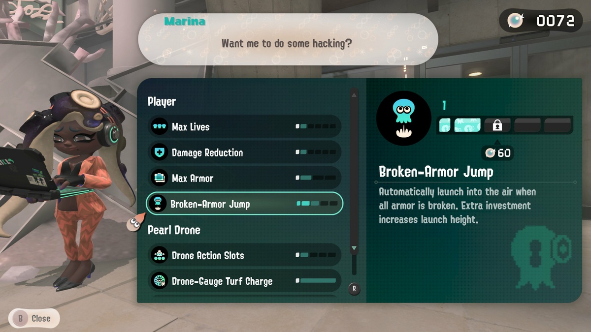 Marina's Hacks - Inkipedia, the Splatoon wiki