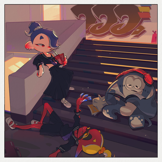 File:S3 Splatfest artwork Shiver vs Frye vs Big Man square.png ...