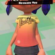 Firewave Tee - Inkipedia, the Splatoon wiki